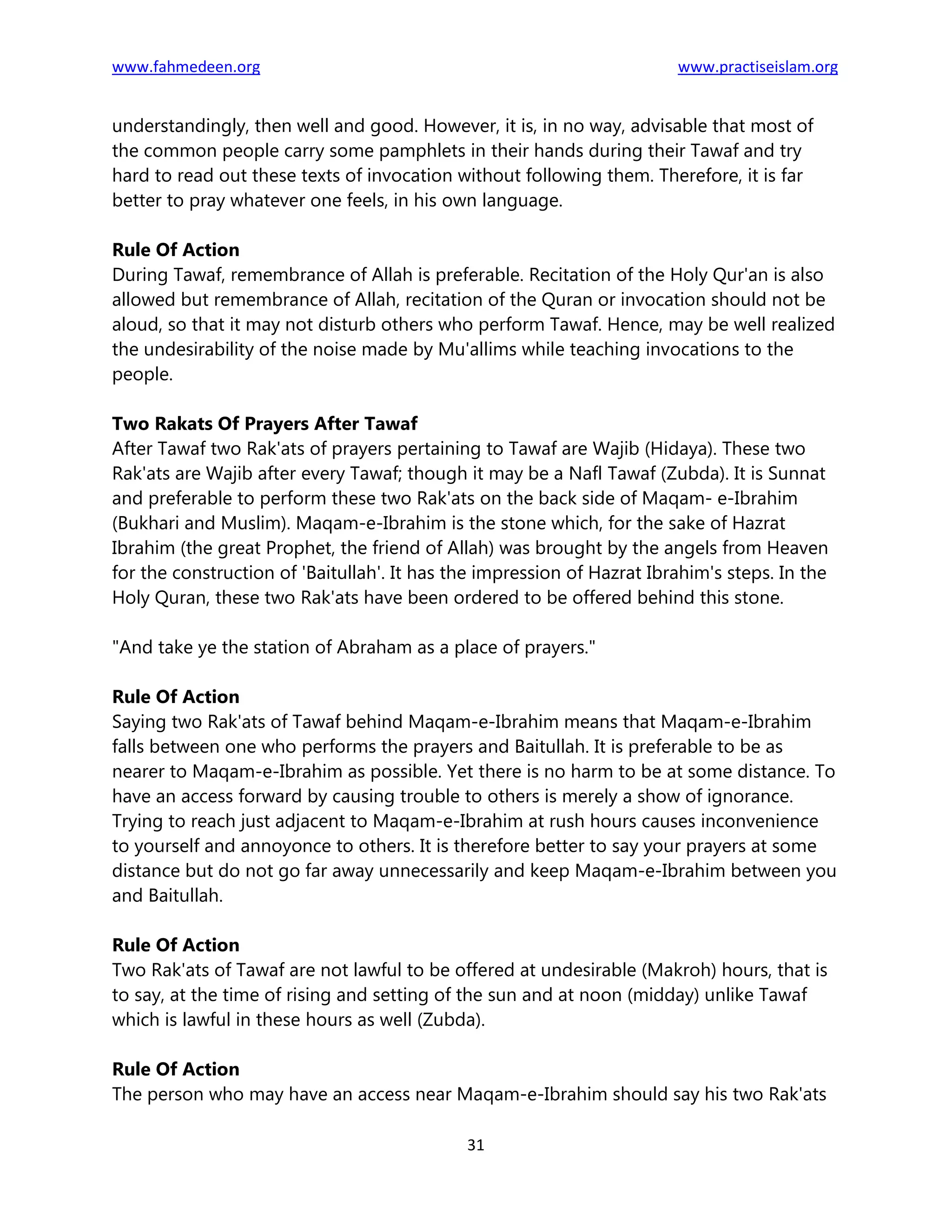 Hajj merits and precepts | PDF