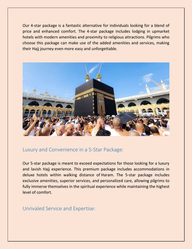 Hajj Packages 2023.pdf | Islam | Religion & Spirituality