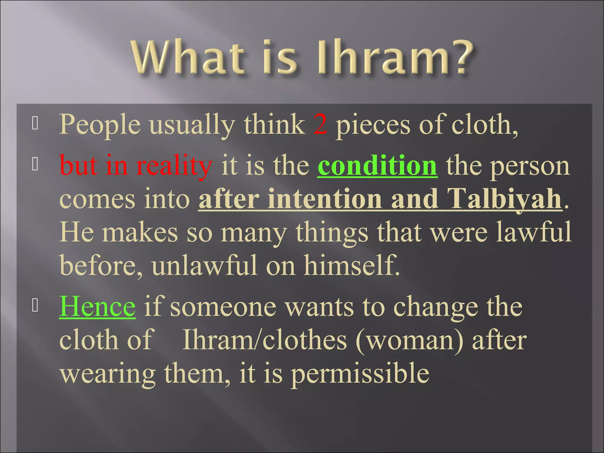 Hajj & Umrah Presentation | PPS