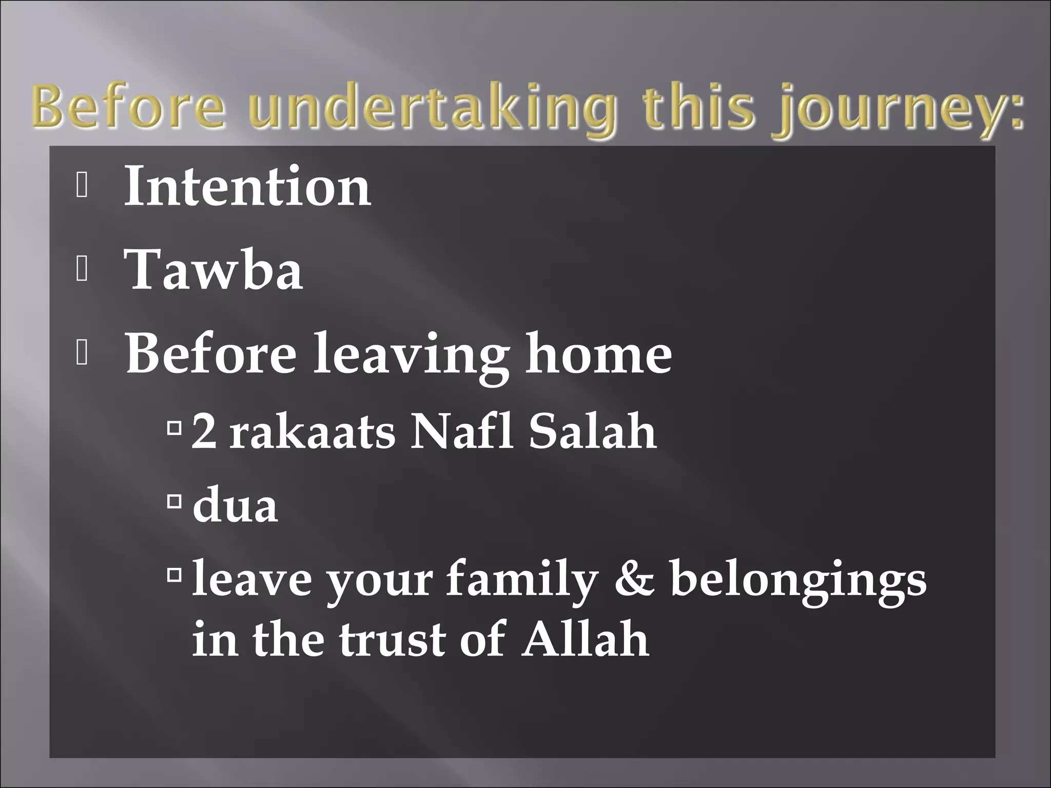 Hajj & Umrah Presentation | PPS