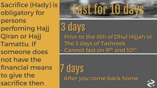 Hajj Step by Step Presentation and Guide by Think Tarteeb | PDF