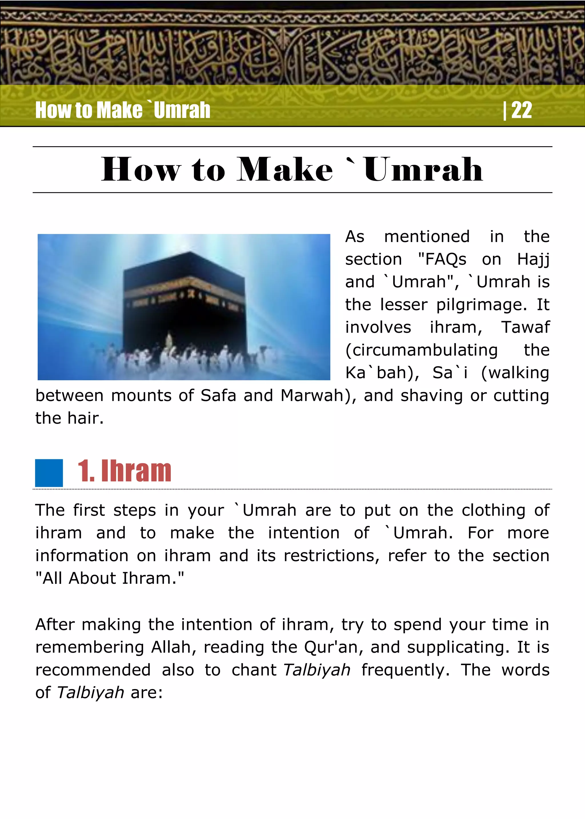 Hajj Step by Step | PDF