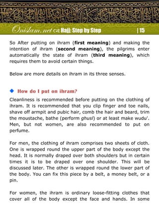 Hajj Step by Step | PDF