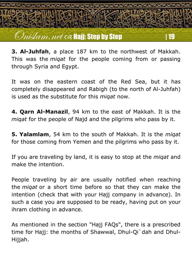 Hajj Step by Step | PDF | Islam | Religion & Spirituality