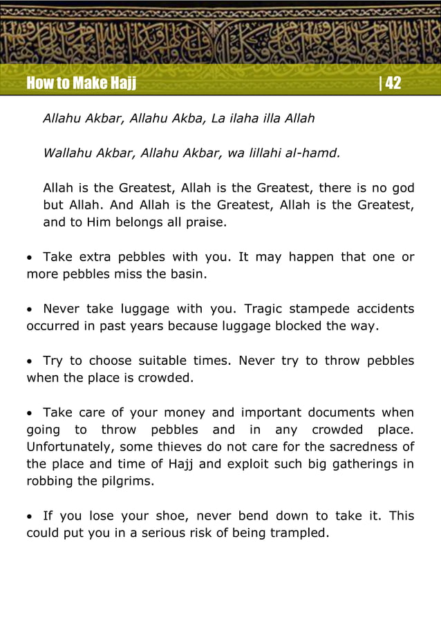 Hajj Step by Step | PDF | Islam | Religion & Spirituality
