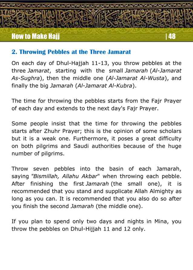 Hajj Step by Step | PDF | Islam | Religion & Spirituality