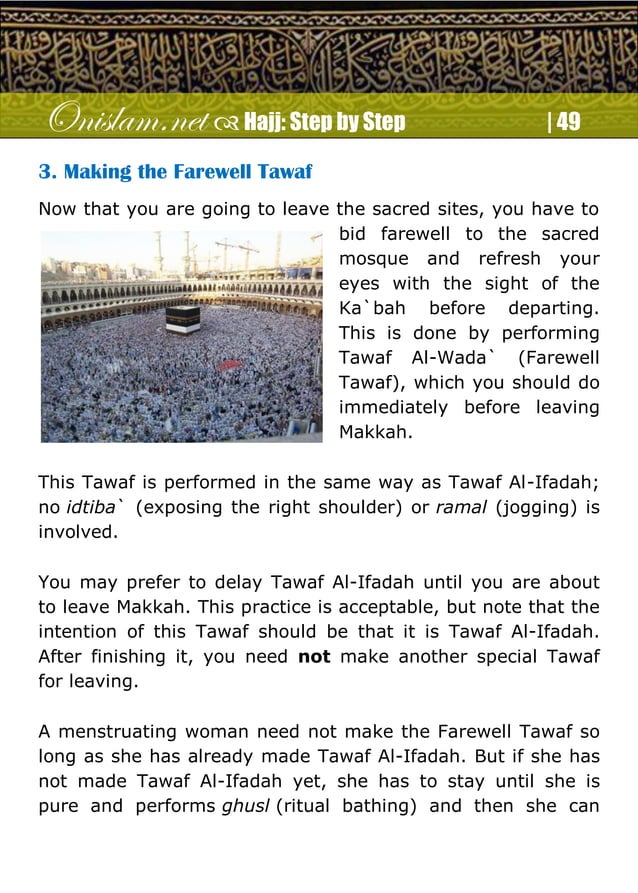 Hajj Step by Step | PDF | Islam | Religion & Spirituality