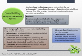 Green building rating system | PDF