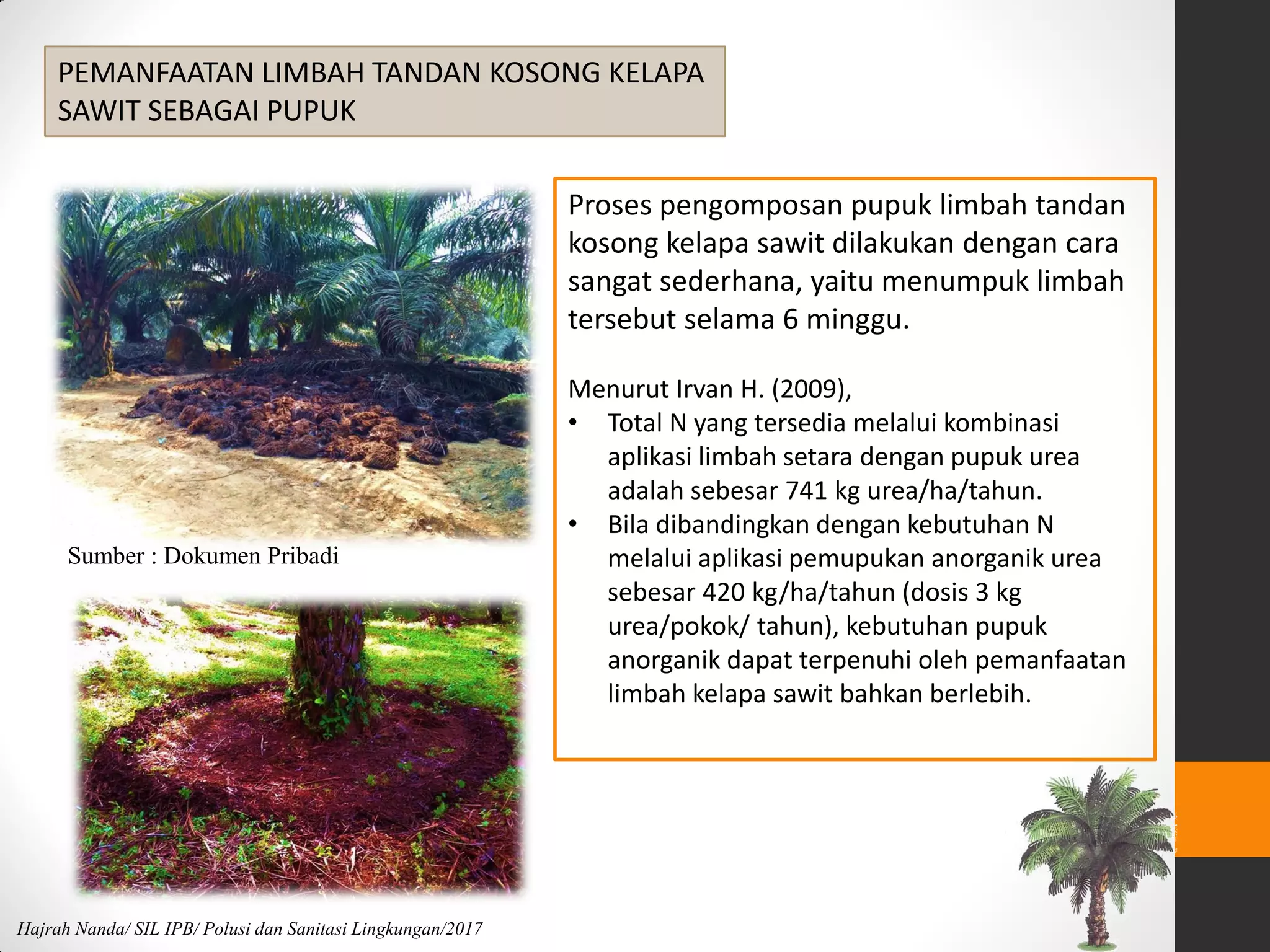 TEKNOLOGI PENGOLAHAN LIMBAH PADAT INDUSTRI PENGOLAHAN MINYAK KELAPA ...