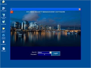 Housing Society Management Desktop Software | PPT