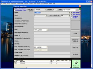 Housing Society Management Desktop Software | PPT