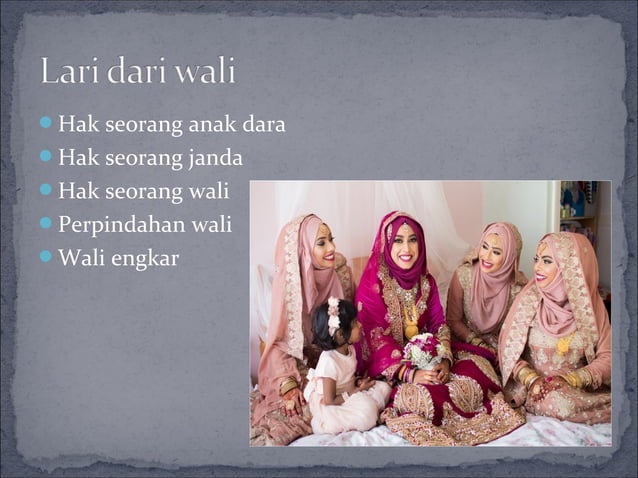 Hak-hak Wanita Dalam Perkahwinan | PPT