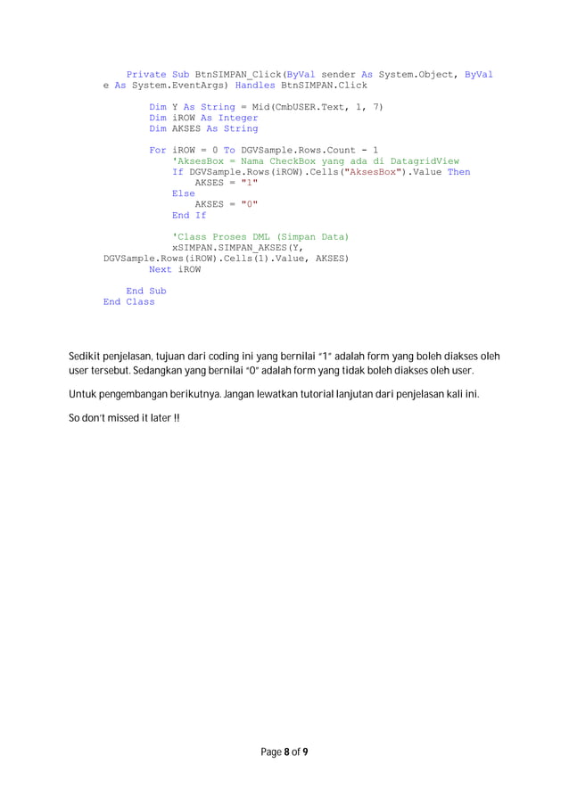 Checkbox Dalam Datagridview Vb Net