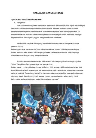 Hak asasi manusia | DOCX