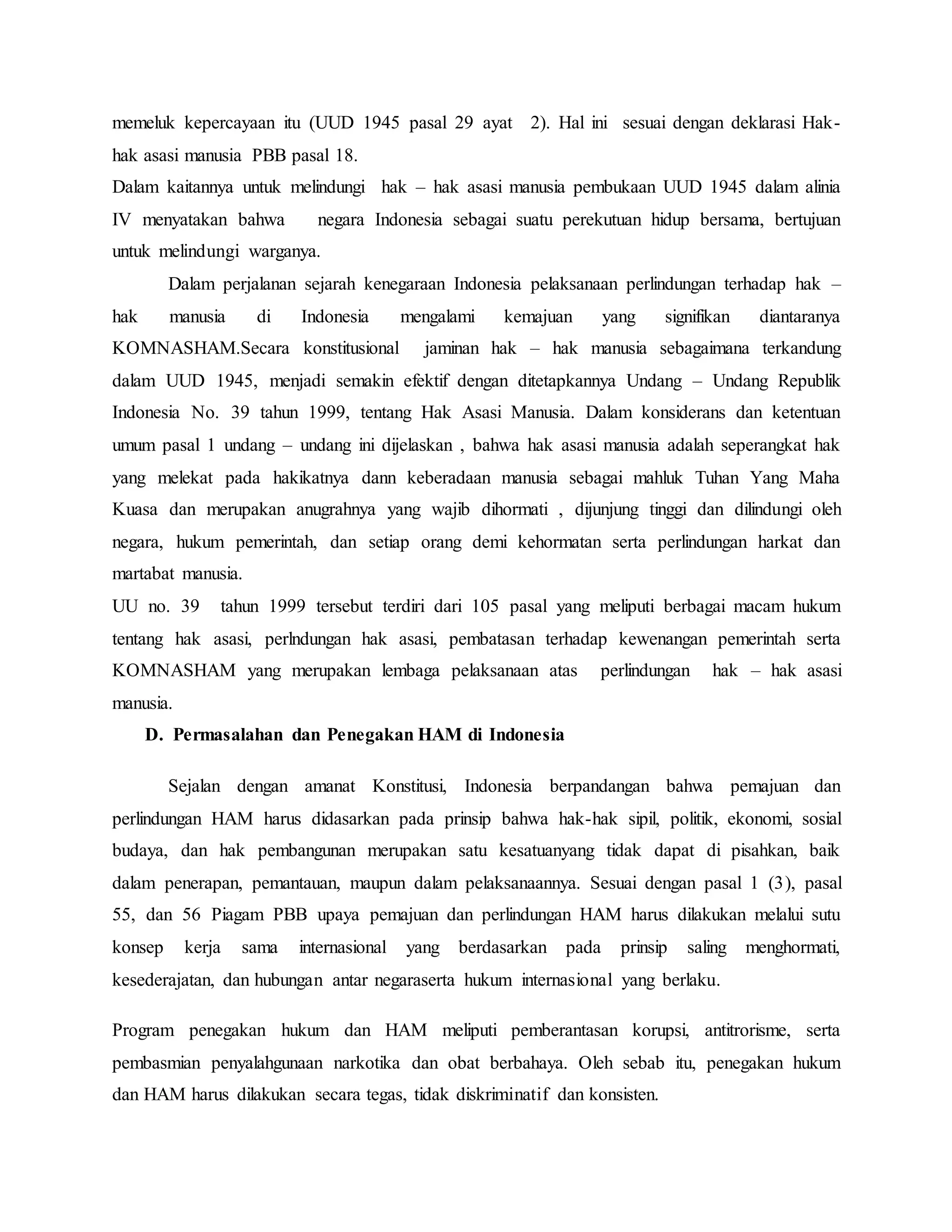 Hak asasi manusia | DOCX