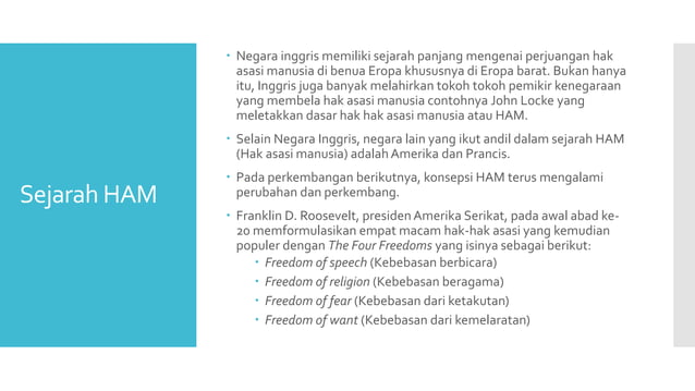 Hak Asasi Manusia (HAM) | PPT