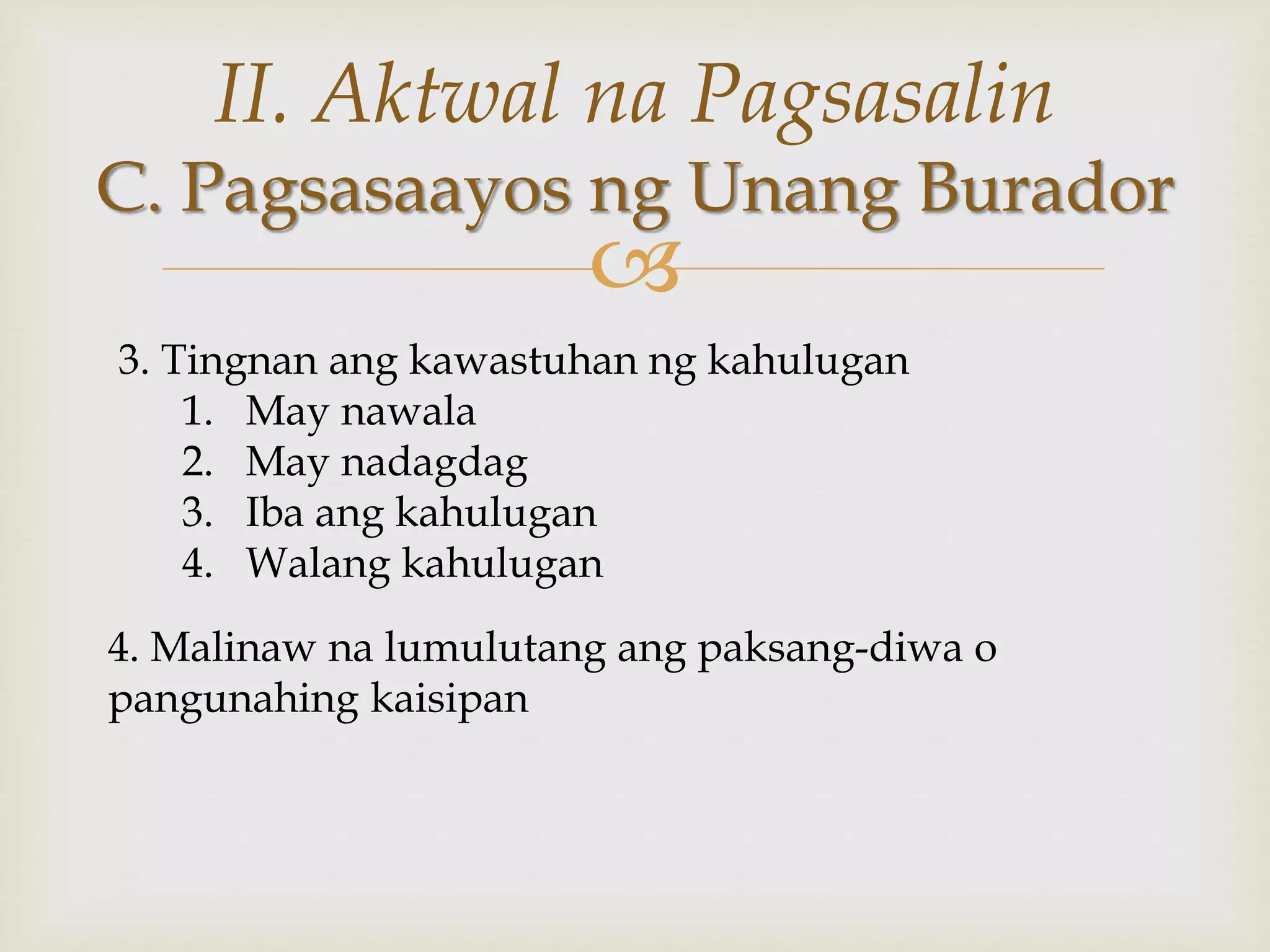 Hakbang-hakbang na Yugto ng Pagsasalin | PPTX