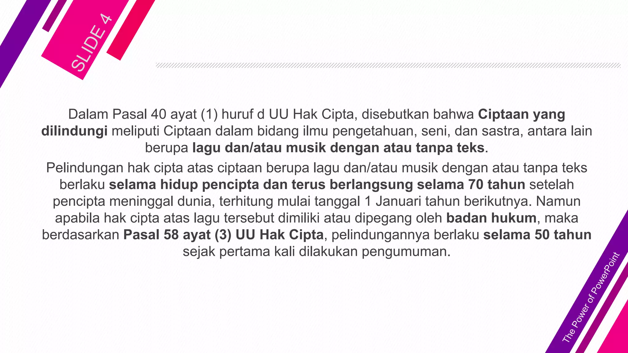 Hak cipta lagu | PPTX