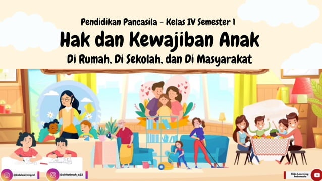 Pendidikan Pancasila Hak dan Kewajiban Kelas 4 | PDF
