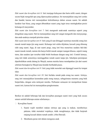 Hak dan kewajiban suami istri | RTF