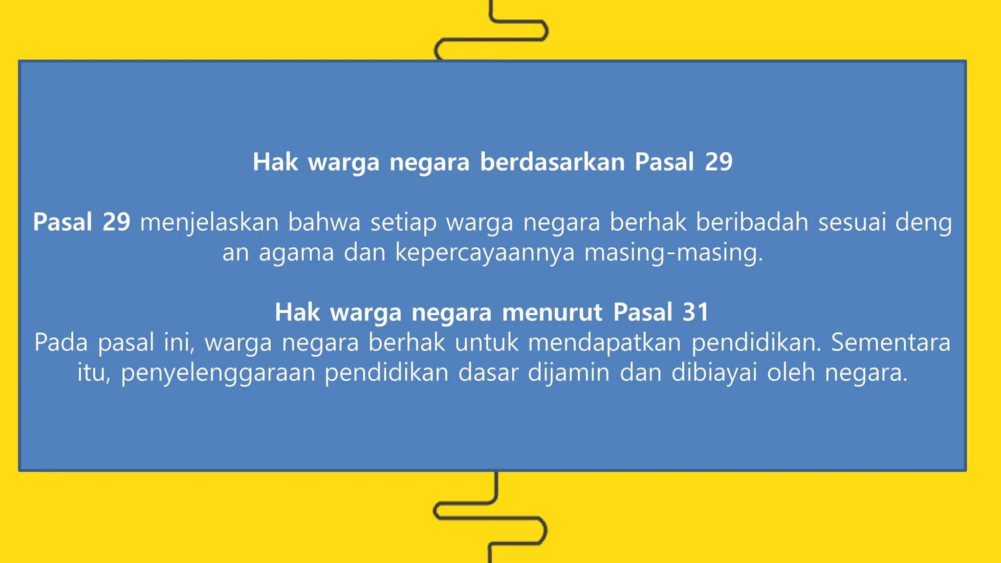 hak dan kewajiban warga negara indonesia | PDF