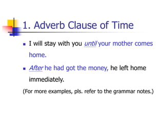 Hakeem adverbial clause.ppt