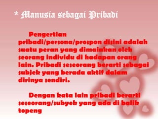 Hakekat dan dimensi manusia sebagai pangkal hidup beragama | PPTX
