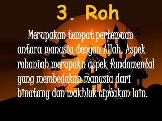 Hakekat dan dimensi manusia sebagai pangkal hidup beragama | PPTX