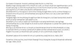 Hakha Chin (Lai holh) - The Precious Blood of Jesus Christ - Jesuh Khrih A sunglawi mi thisen.pptx