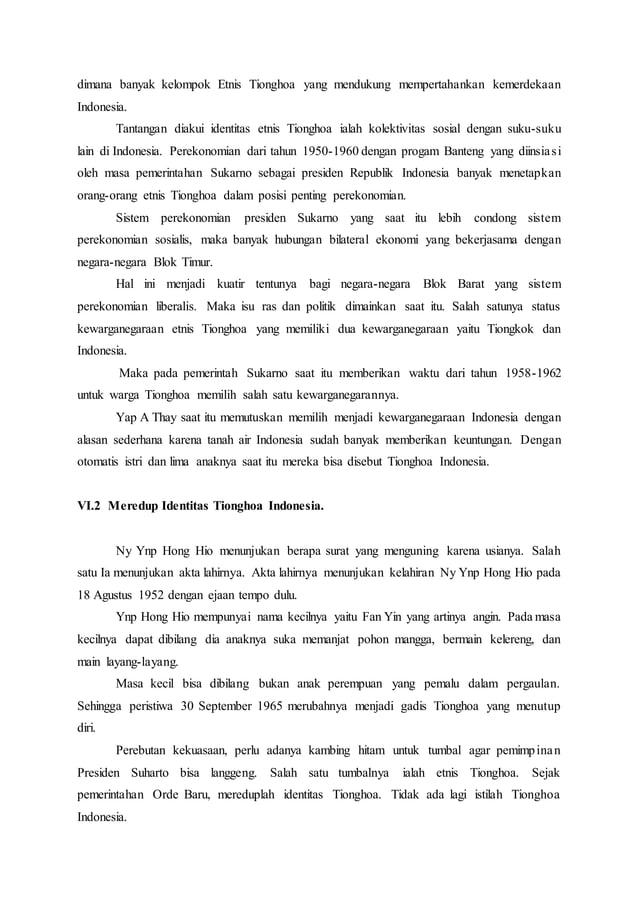 Hak identitas nama masyarakat keturunan tionghoa studi kasus ynp hong ...