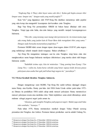 Hak identitas nama masyarakat keturunan tionghoa studi kasus ynp hong ...