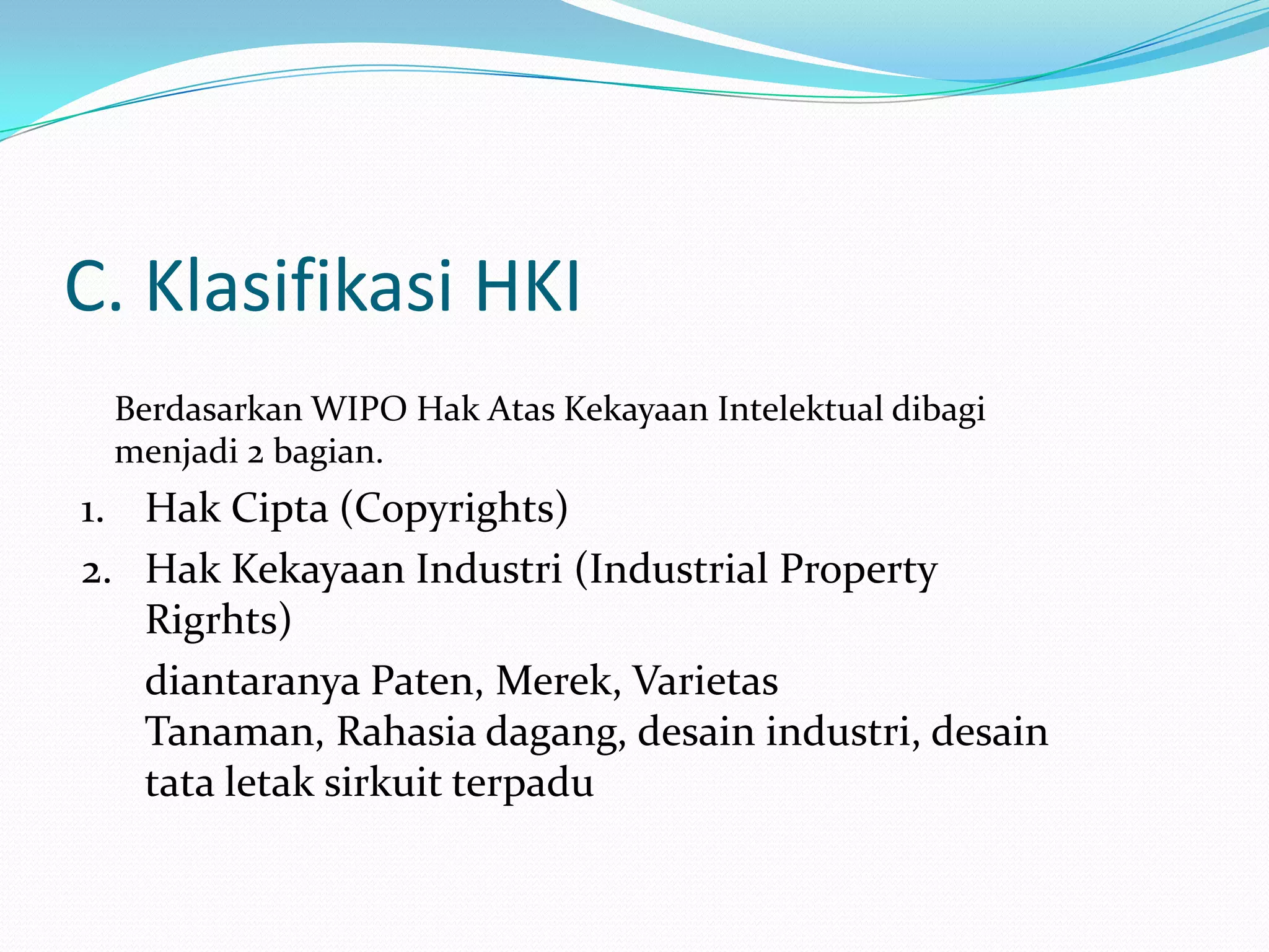 Haki hak atas kekayaan intelektual | PPTX