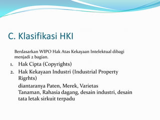 Haki hak atas kekayaan intelektual | PPTX