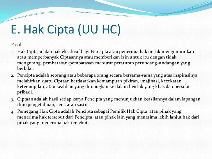 Haki hak atas kekayaan intelektual Haki hak atas kekayaan intelektual