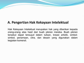 Rangkuman HAKI (Hak Atas Kekayaan Intelektual) | PPT