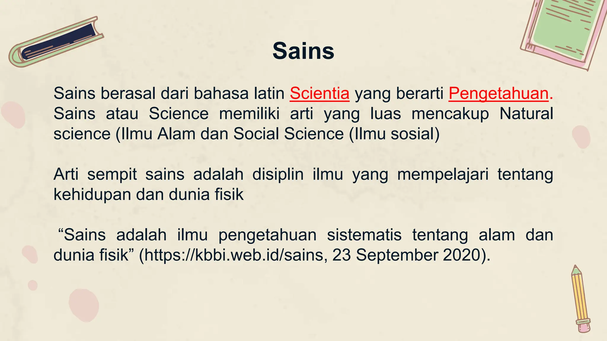 Ilmu Pengetahuan Alam HAKIKAT ILMU SAINS.pptx
