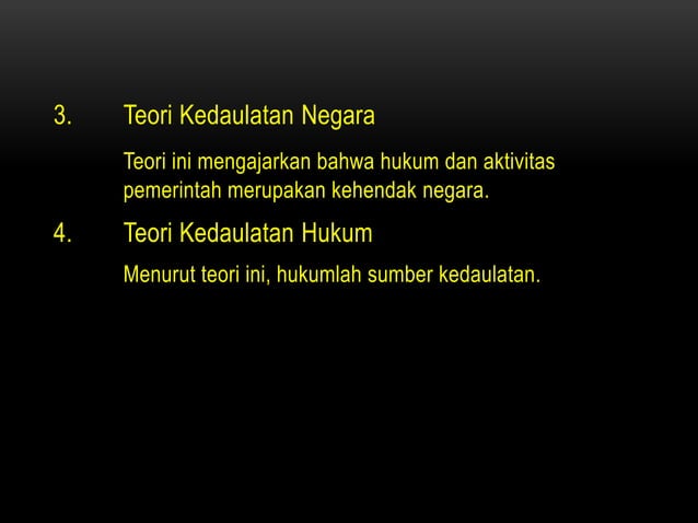 Hakikat kedaulatan rakyat | PPTX