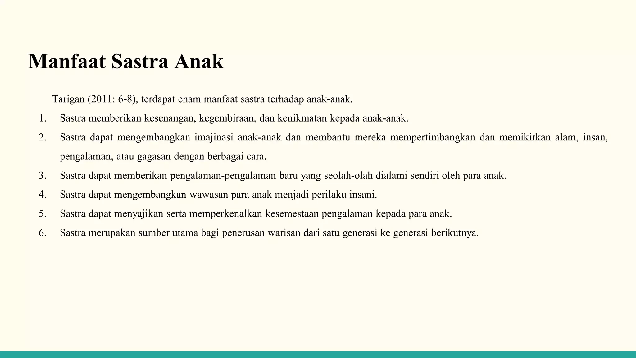 Hakikat, Manfaat, dan Kontribusi Sastra Anak.pptx