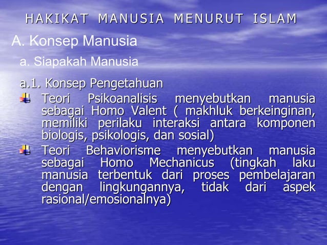 Hakikat Manusia dalam Islam.ppt