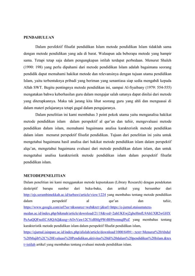 Hakikat Metode Pendidikan Dalam Islam.docx