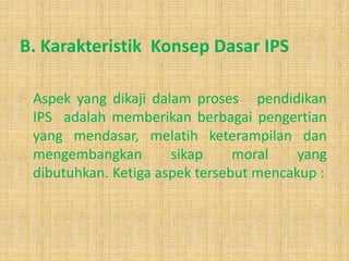 Hakikat n karakteristik ips new | PPTX