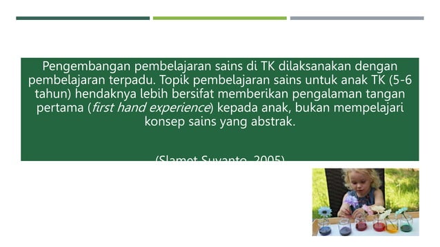 Hakikat Pembelajaran Sains Anak Usia Dini.pptx