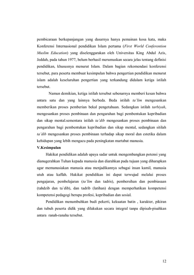 Hakikat pendidikan | PDF