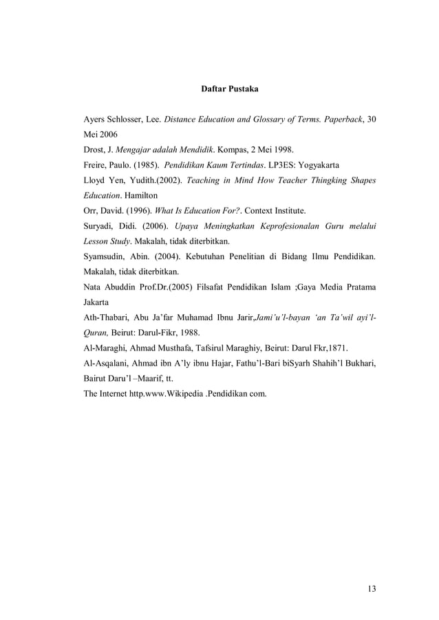 Hakikat pendidikan | PDF