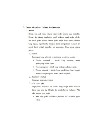 Hakikat sastra utawa objek formal | DOCX