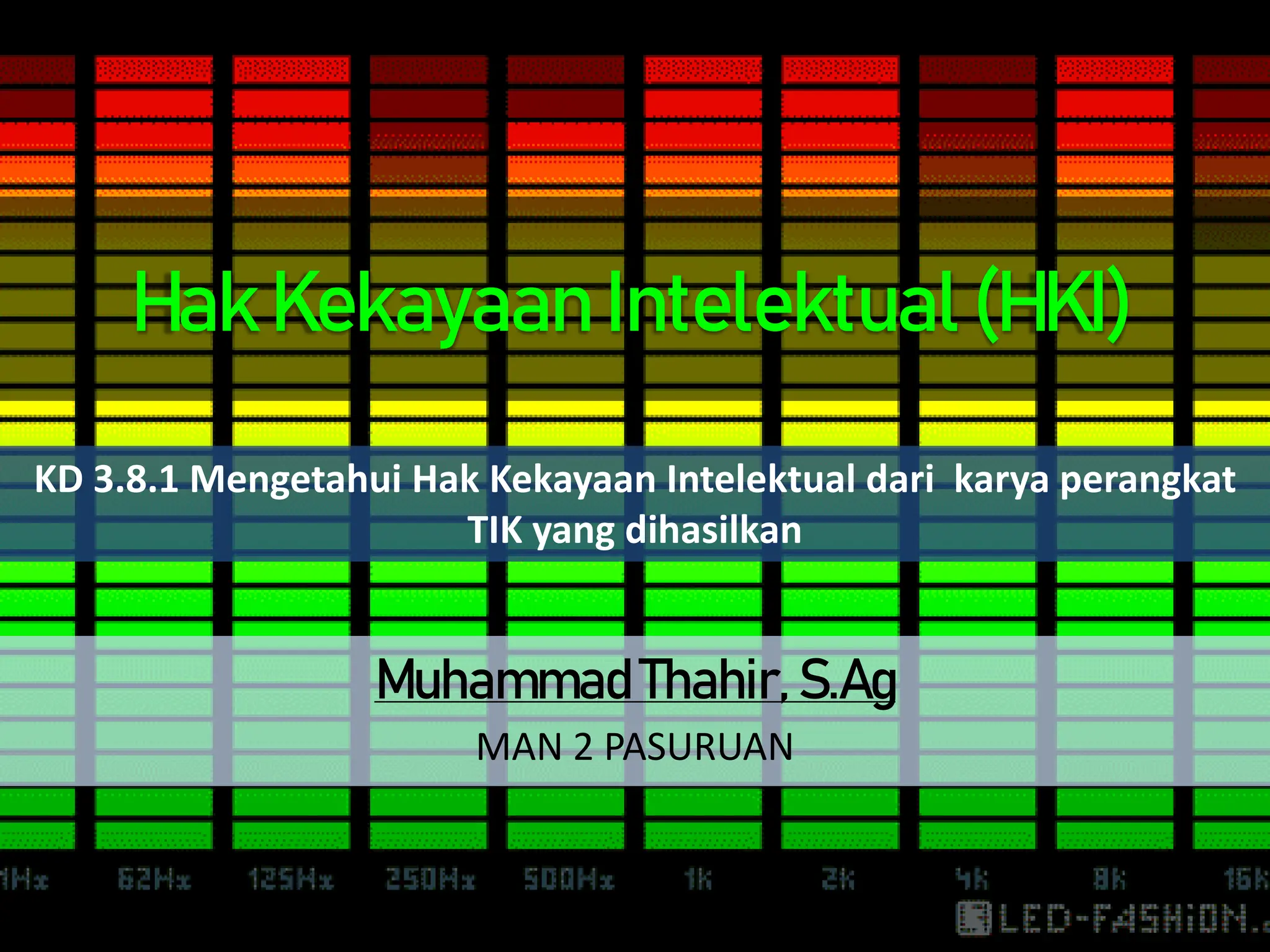 Power Point Hak Kekayaan Intelektual (HKI) | PPTX