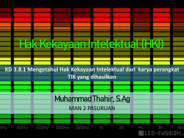 Power Point Hak Kekayaan Intelektual (HKI) | PPTX