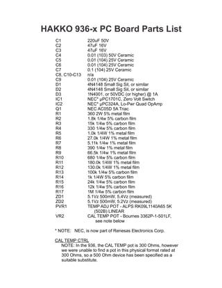 Hakko 936 schematic | PDF