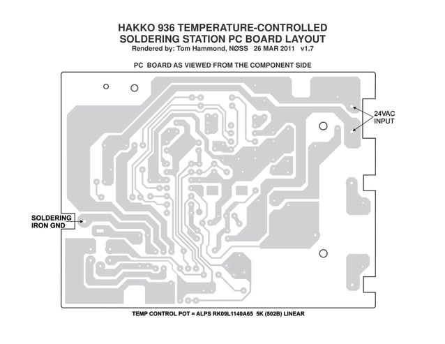 HAKKO_936_Schematic_Rendered_by_Tom_Hamm.pdf | Computer Peripherals | Computing