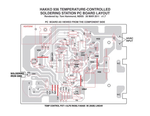 HAKKO_936_Schematic_Rendered_by_Tom_Hamm.pdf | Computer Peripherals | Computing